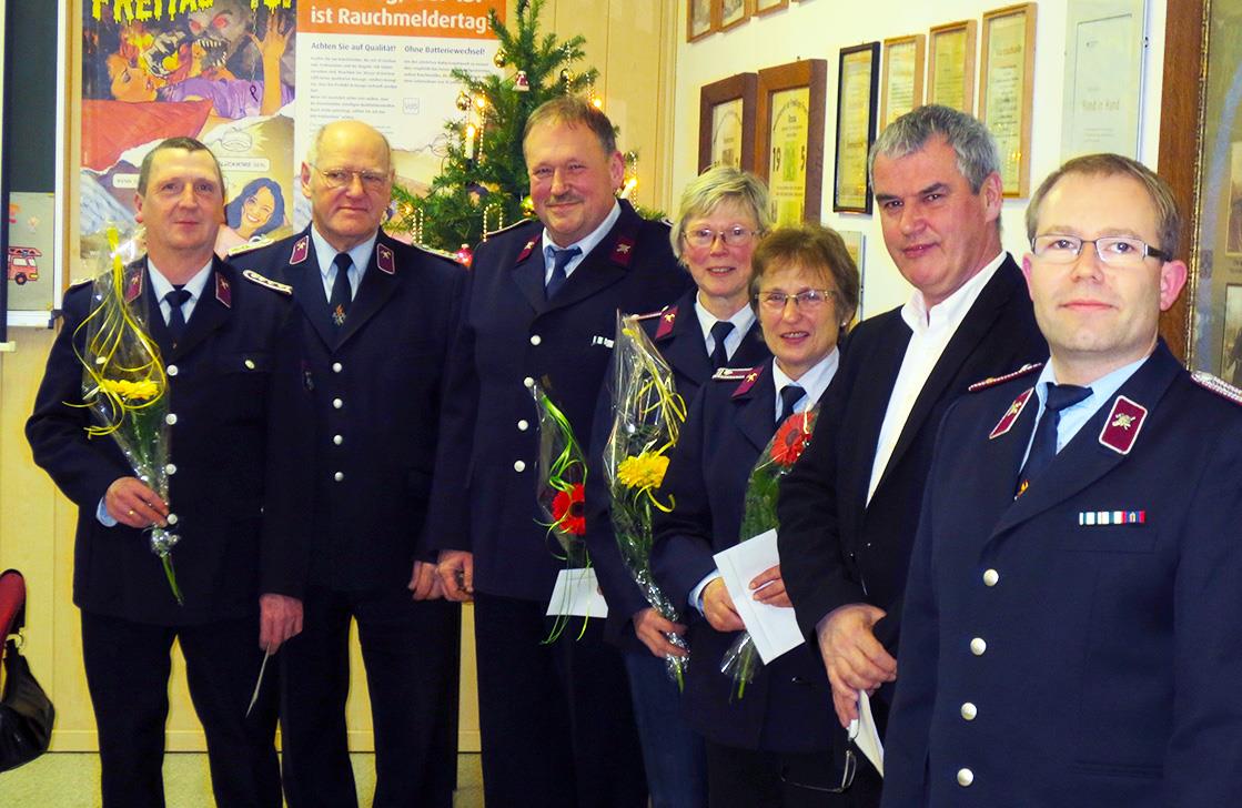 Nachricht | Feierstunde für die Jubilare der Feuerwehr